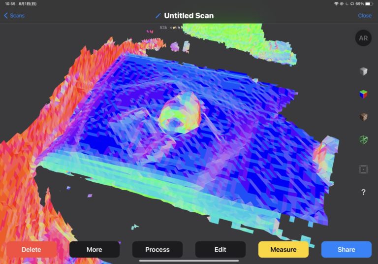 【iPadPro】3DScannerApp(LiDARスキャナ)で3Dスキャンしよう！手順や設定の紹介 | ねこさかみち